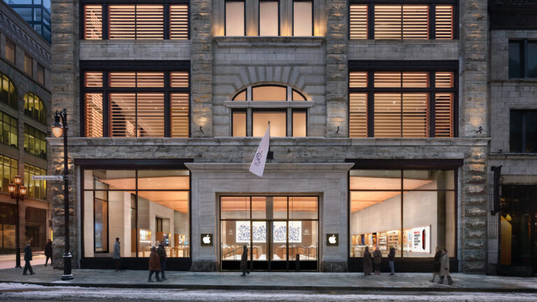 La nouvelle boutique Apple Sainte-Catherine de Montréal ouvre ses ...
